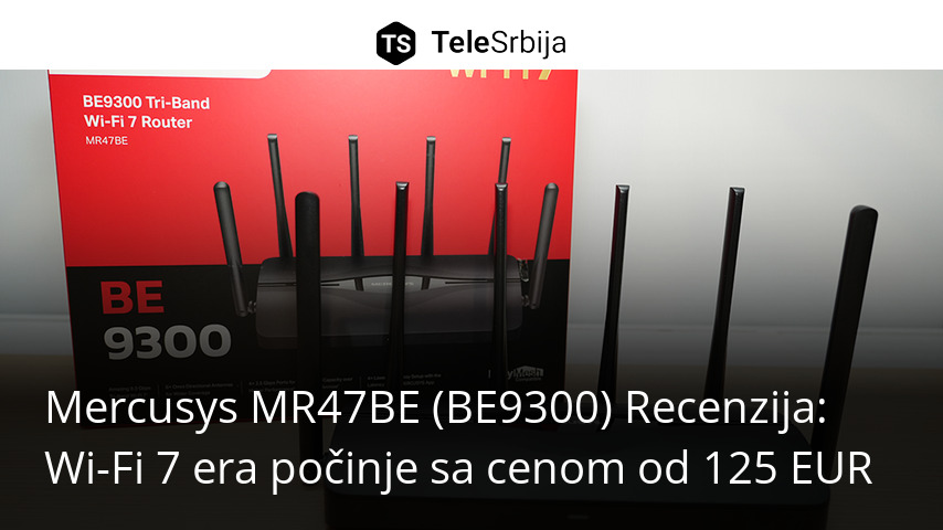 Mercusys MR47BE (BE9300) Recenzija: Wi-Fi 7 era počinje sa cenom od 125 ...