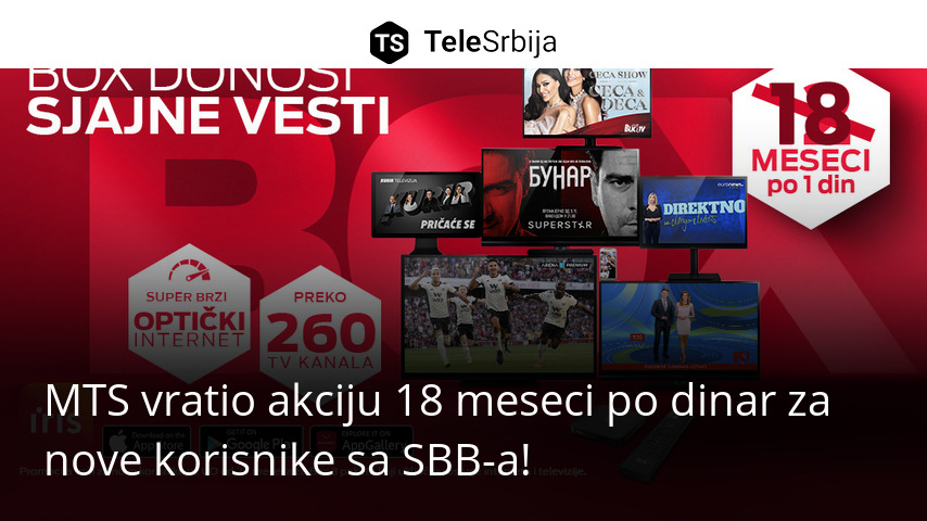 MTS vratio akciju 18 meseci po dinar za nove korisnike sa SBB-a! - TeleSrbija
