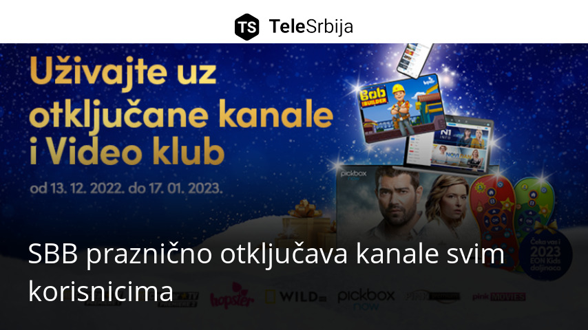 SBB praznično otključava kanale svim korisnicima - TeleSrbija