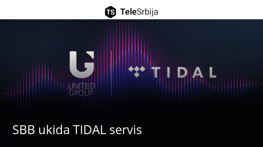 SBB ukida TIDAL servis - TeleSrbija