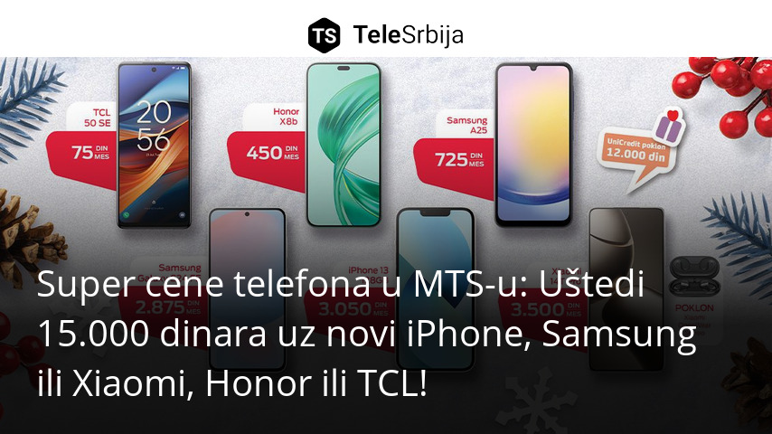 Super cene telefona u MTS-u: Uštedi 15.000 dinara uz novi iPhone ...