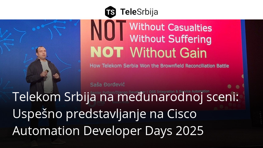 Telekom Srbija na međunarodnoj sceni: Uspešno predstavljanje na Cisco ...